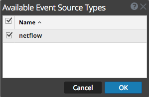 Configure Netflow Event Sources