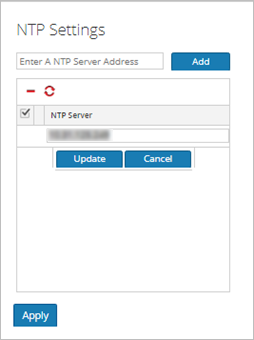 Configure NTP Servers