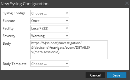 Configure an Alert