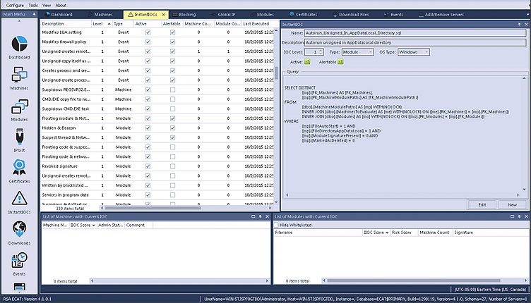 Configure Endpoint Alerts via Syslog into a Log Decoder