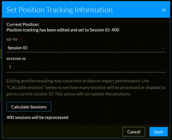 Position Tracking Information