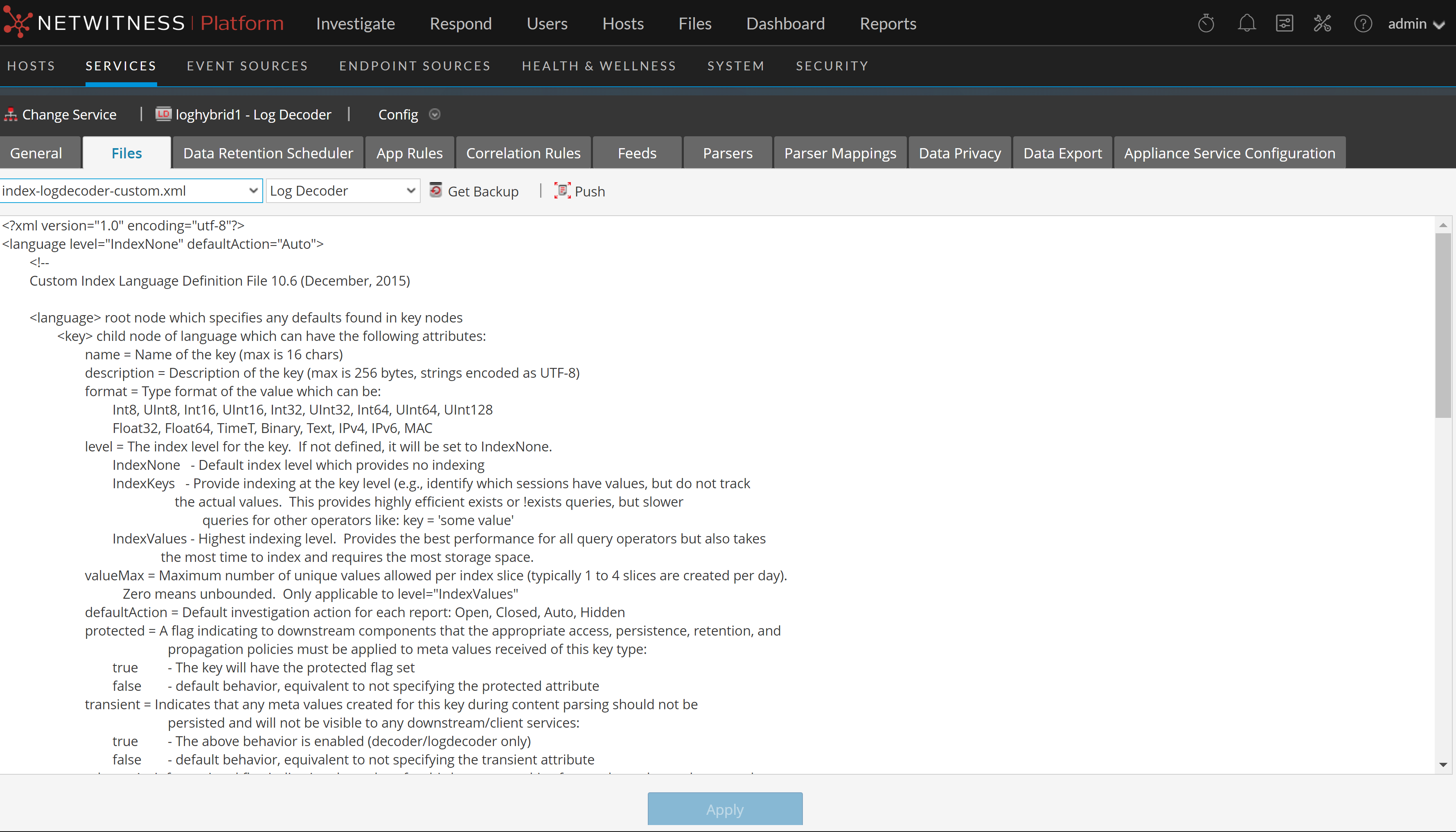 Viewing Logs from older version of Log Decoder
